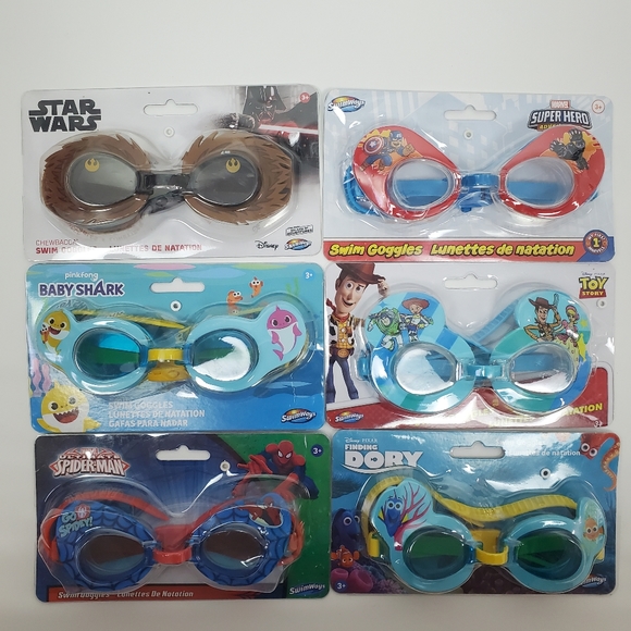 Spin Master | Swim | New Disney Kids Swim Goggles ...